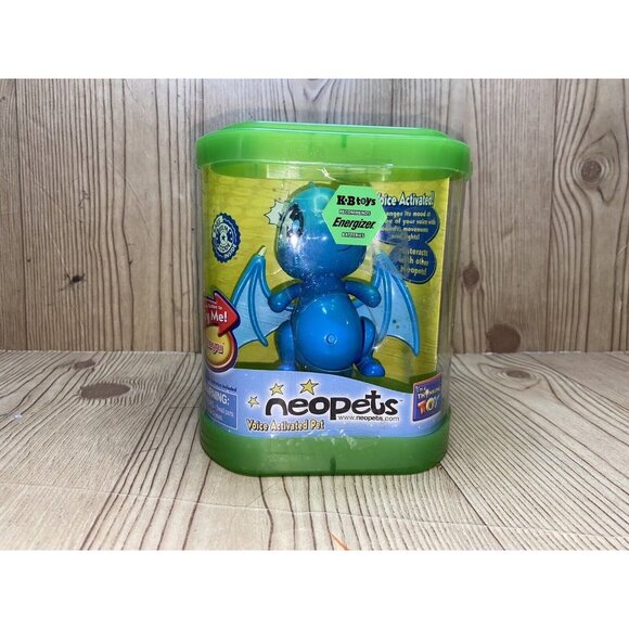 Toys | Neopets Blue Shoyru Interactive Voice Activated Thinkway 202 ...